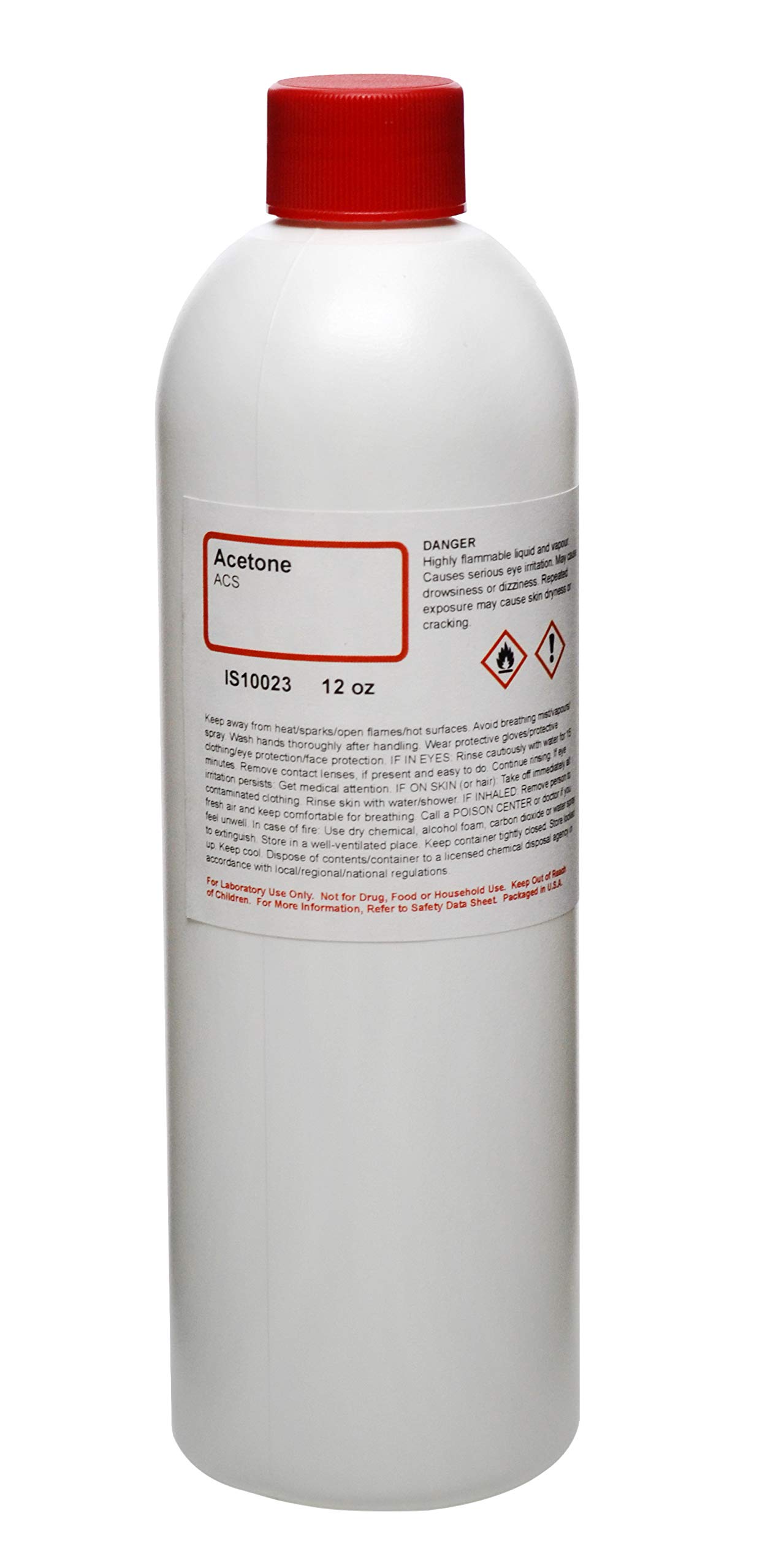 ALDON Innovating Science Anhydrous Acetone, 12oz - ACS Grade - 100% Acetone - Pure Acetone - The Curated Chemical Collection