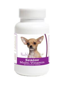 healthy breeds chihuahua senior dog multivitamin tablets 60 count