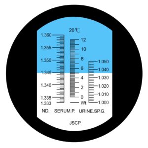 Clinical Refractometer with ATC, Tri Scale Serum Protein/Urine Specific Gravity/Refractive Index