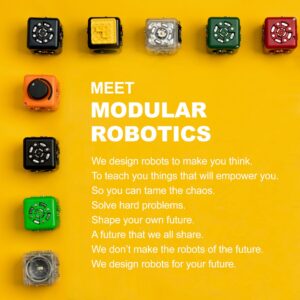 CUBELETS Modular Robotics Robot Blocks with 5 Robot Cubes - Discovery Set for Home Robotics Kit - STEM Kits for Teens & Kids Aged 4+ - Science Engineering Kits