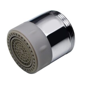 yoo.mee faucet aerator with dual- function 2 flow spray, chrome