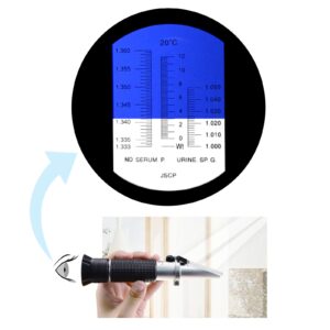 Clinical Refractometer with ATC, Tri Scale Serum Protein/Urine Specific Gravity/Refractive Index