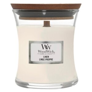 woodwick candle small linen