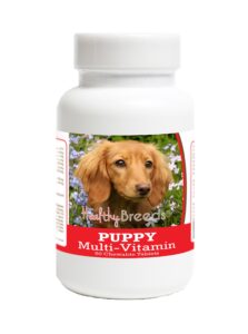 healthy breeds dachshund puppy dog multivitamin tablet 60 count