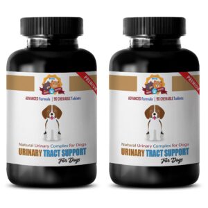 PETS HEALTH SOLUTION Dog Urinary Care Dog Food - Natural Urinary Tract Support - Dog Treats - Premium Advanced Complex - Cranberry Dog Supplements - 180 Treats (2 Bottle)