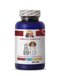 pets health solution urinary tract supplements for cats - best urinary tract support - cat and dog treats - natural way - cat cranberry urinary - 90 treats (1 bottle)