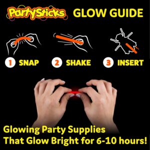 Glow Critters and Halloween Trick or Treat - Glow Sticks Party Favors - Glow in The Dark Party Supplies