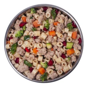 JustFoodForDogs DIY Nutrient Blend for Homemade Dog Food, Turkey & Whole Wheat Macaroni Recipe