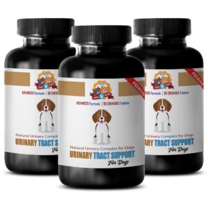 Bladder Supplements for Dogs - Natural Urinary Tract Support - Dog Treats - Premium Advanced Complex - Urinary Tract Health Dogs - 270 Treats (3 Bottle)