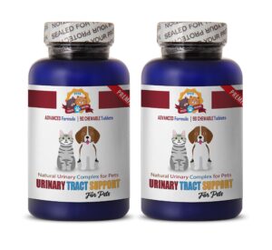 cat urinary tract health supplements - best urinary tract support - cat and dog treats - natural way - cranberry supplements for cats - 180 treats (2 bottle)