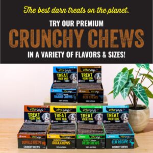 etta says! Premium Crunchy 4.5" Beef Dog Chews - Grain-Free Dog Treats, Good for Teeth, Easy to Digest - Made in The USA (36 Count Pack of 1)