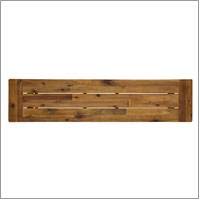 Christopher Knight Home Toby Outdoor Acacia Wood Bench, Sandblast Teak Finish and Black