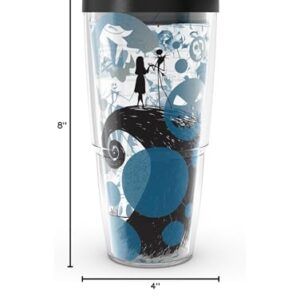 Tervis Disney Nightmare Before Christmas 25th Anniversary Made in USA Double Walled Insulated Tumbler Travel Cup Keeps Drinks Cold & Hot, 24oz, Classic