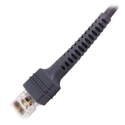 CBA-R02-C09PAR RS-232 Serial Cable for Motorola Symbol LS2208 LS4208 LS9208 Barcode Scanner Reader STD-DB9 Female 9FT Coiled Cable