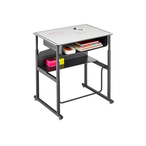 Safco Alphabetter Desk, 28" x 20", Dry Erase Classroom and Home School Desk