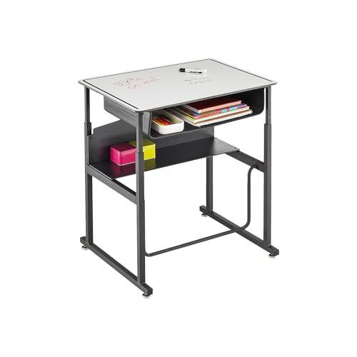 Safco Alphabetter Desk, 28" x 20", Dry Erase Classroom and Home School Desk