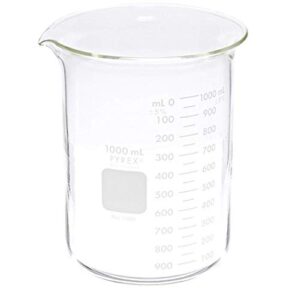 pyrex 1000-1lcnpk griffin low form 1000 ml beaker graduated 6pk (pack of 6)