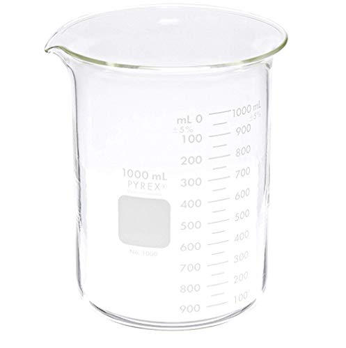 Pyrex 1000-1LCNpk Griffin Low Form 1000 mL Beaker Graduated 6Pk (Pack of 6)