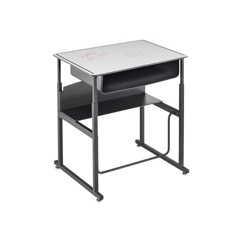 Safco Alphabetter Desk, 28" x 20", Dry Erase Classroom and Home School Desk