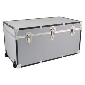 bbb mercury luggage/seward 31-inch oversized storage trunk in alloy