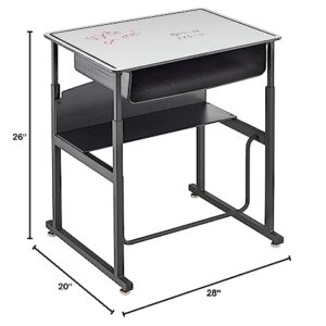 Safco Alphabetter Desk, 28" x 20", Dry Erase Classroom and Home School Desk