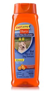 hartz ultraguard citrus scented rid flea & tick dog shampoo