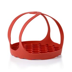 oxo good grips pressure cooker bakeware sling, red