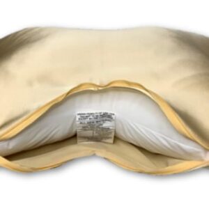 SAVE MY FACE! Pillow The Original Anti-Wrinkle PILLOWETTE Additional Le Grand Pillowcase (Gold, Silk)