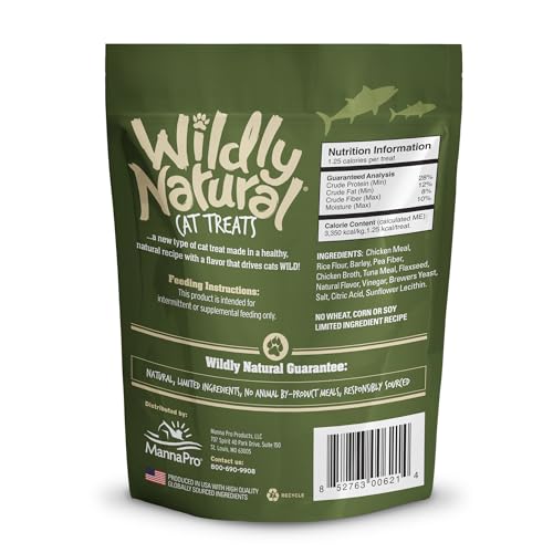 Wildly Natural Cat Treats, Tuna Flavor, 2.5 oz