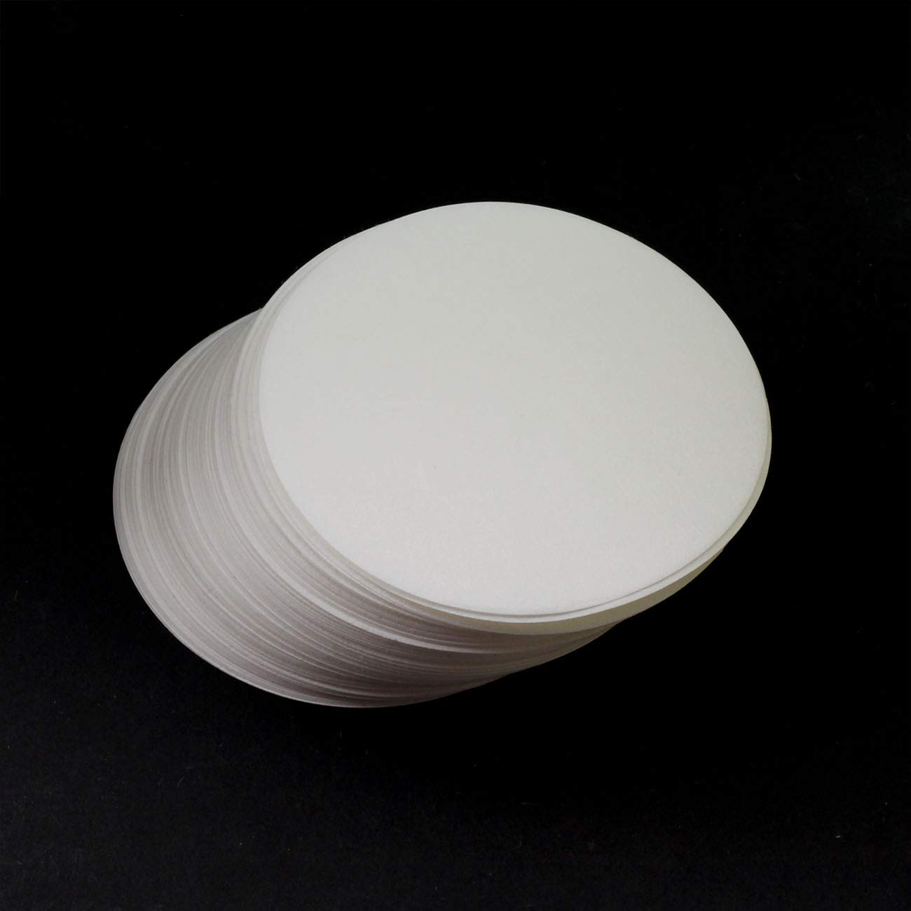 PZRT 1-Pack 12.5cm Qualitative Filter Paper Fast Speed Round Laboratory Filter Paper Chemical Analysis Industrial Oil Testing Funnel Filter Paper