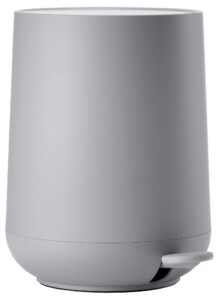 zone denmark modern elegance nova bathroom bin, cosmetic bin, and waste bin - sleek design for stylish bathrooms and efficient waste management (gull gray)