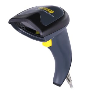 wasp 633809002847 wdi4200 2d usb barcode scanner, corded hand held