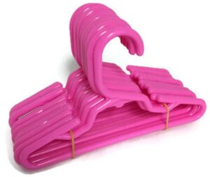 12 pink hangers(1 dozen) for 14 inch doll clothes