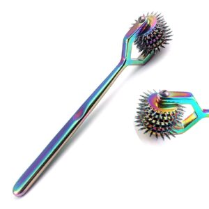 odontomed2011® rotating spur wartenberg pinwheel 5 heads stainless steel strong wheel multi color rainbow pin wheel diagnostic equipment instrument nerve tester 5 head