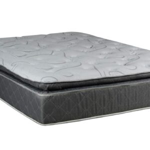 Greaton Fully Assembled Medium Plush Pillow Top Innerspring Mattress / 74x48 / Grey And And, 48-inch, Grey