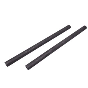 CGjiogujio 2pcs Dia. 12mm L 200mm 99.99% Graphite Electrode Cylinder Rod