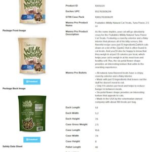 Wildly Natural Cat Treats, Tuna Flavor, 2.5 oz