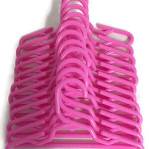 12 Pink Hangers(1 Dozen) for 14 Inch Doll Clothes