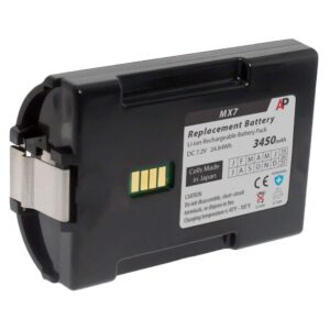 artisan power battery replacement for honeywell lxe mx7 tecton scanner | 3450 mah extended capacity, metal clip & mil std 810 | replaces mx7a380batt, mx7382batt, mx7392batt, mx7394batt, 159904-0001