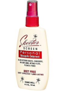 skeeter screen 4 ounce essential oil spray