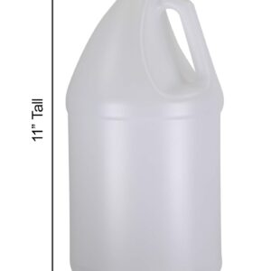 Pinnacle Mercantile 1-Gallon Plastic Jug (2 -Pack) Reusable, Food-Safe, BPA Free | Heavy-Duty HDPE Containers for Water, Sauces, Soaps, Detergents, Liquids | Screw-On Cap …