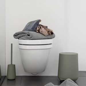 Zone Denmark Modern Elegance Nova Bathroom Bin, Cosmetic Bin, and Waste Bin - Sleek Design for Stylish Bathrooms and Efficient Waste Management (Gull Gray)