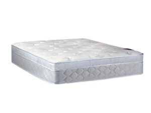 greaton plush foam encased hybrid eurotop innerspring fully assembled mattress, full, grey