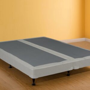 GREATON, Fully Assembled Long Lasting 4-Inch Split Box Spring for Mattress, Queen Size 79" x 59"