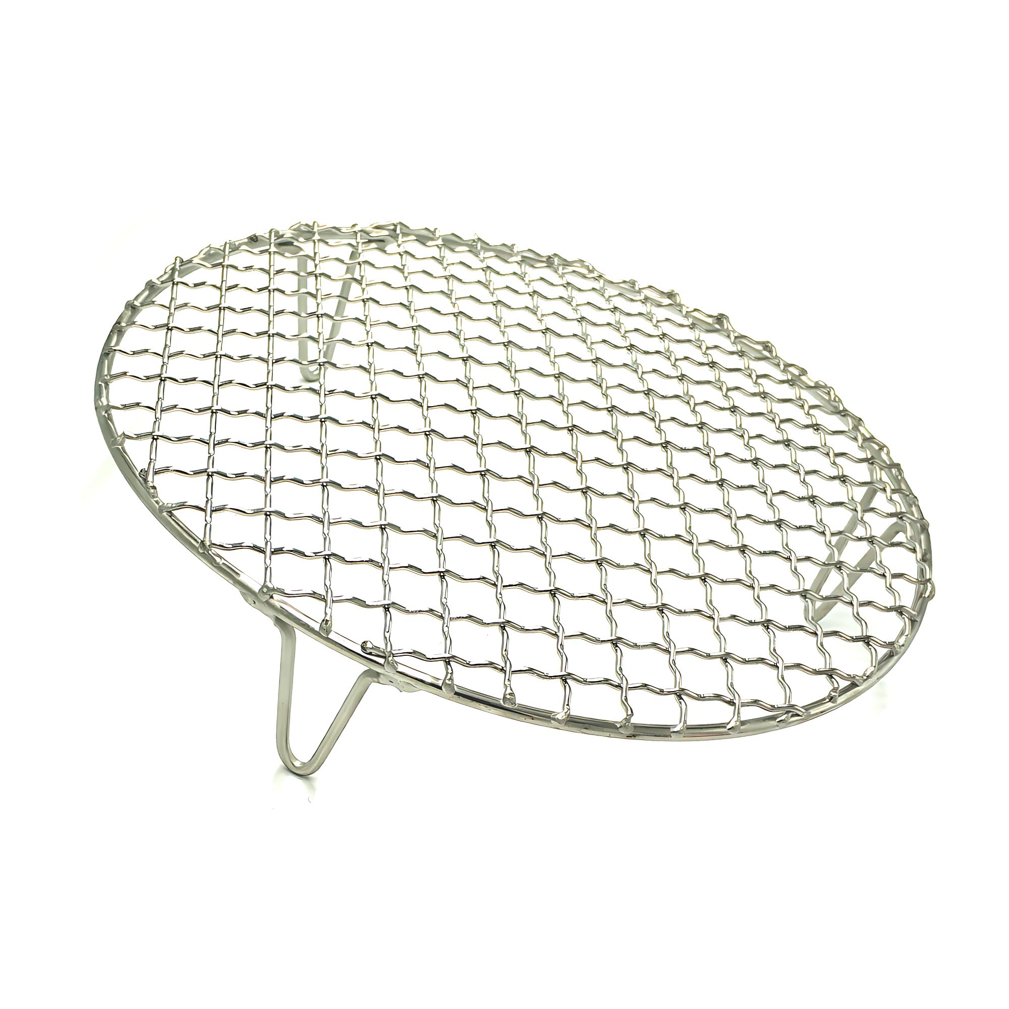 Turbokey Round Grill Barbecue Net, 2" Height Wire Steaming Cooling Rack, Wire Pan Grate, Baking Rack, Icing Rack, Round Shape - 13 ¾ Inch Diameter (350mm/13.8")