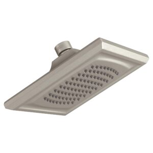 american standard 1660515.295 town square s fixed showerhead with 1.8 gpm, brushed nickel