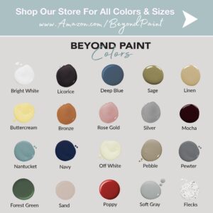 Beyond Paint All-in-One Refinishing Paint, No Sanding, Matte Finish for Cabinets, Countertops, Furniture and Doors, 1 Quart, Navy