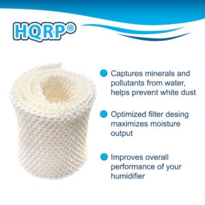 HQRP 2-Pack Wick Filter Compatible with Kaz 3000, 3300, 3400, EV710 Evaporative Humidifers, WF1 WF-1 Replacement