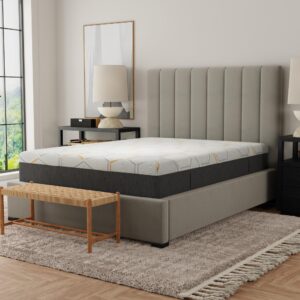 Blissful Nights 12 Inch Twin XL Copper Infused Cool Memory Foam Mattress Developed for Adjustable Bed Bases with Medium Firm Feel Support and CertiPUR-US Certified (Twin XL)