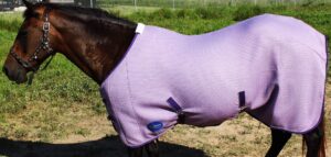 professional equine 72" horse stretchable cotton show sheet blanket summer spring winter purple 5342